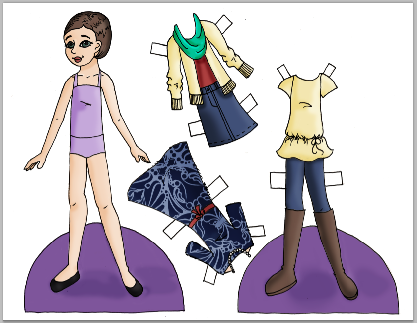 Paper Doll School: February 2013
