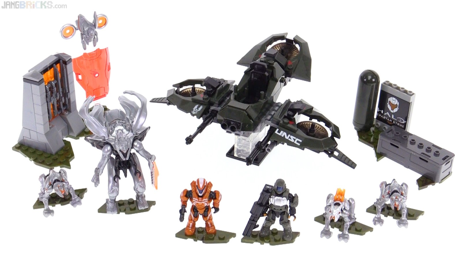 Mega Bloks Halo UNSC Kestrel Strike review!