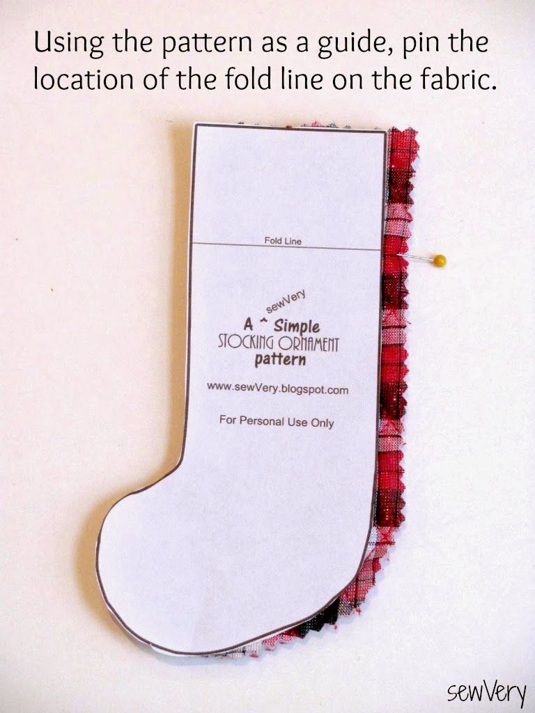 sewVery: A sewVery Simple Stocking Ornament Tutorial