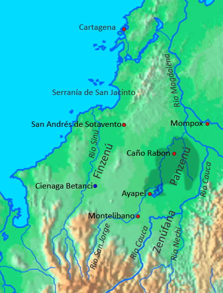 RESGUARDO INDÌGENA ZENÙ DE SAN ANDRÈS DE SOTAVENTO - CÒRDOBA: UBICACIÓN ...