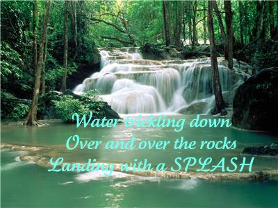 Beauty is Nature and Nature is Beauty: Today's Seed!: Haiku- Waterfall ...