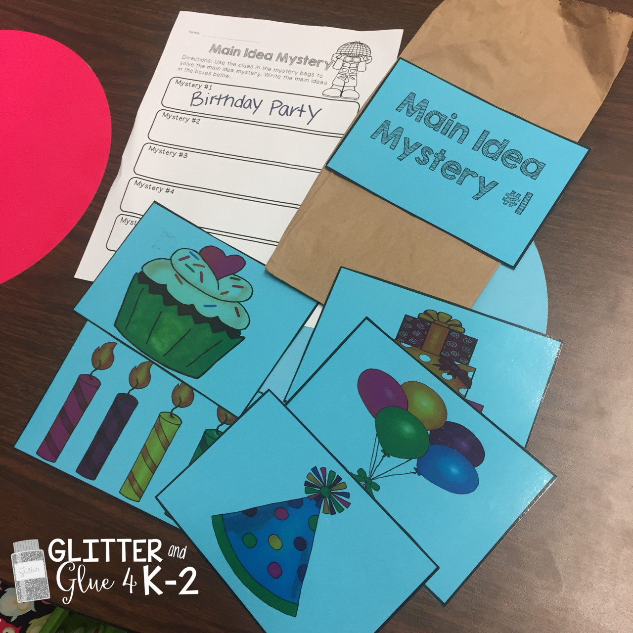 Teaching Main Idea to Elementary Students | Glitter and Glue 4 K-2