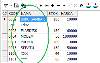 WeLCome: Koneksi ComboBox ke Tabel pada Delphi