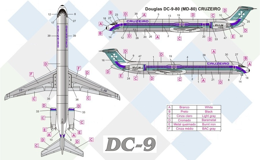 aerosngcanela: O DC-9 no Brasil