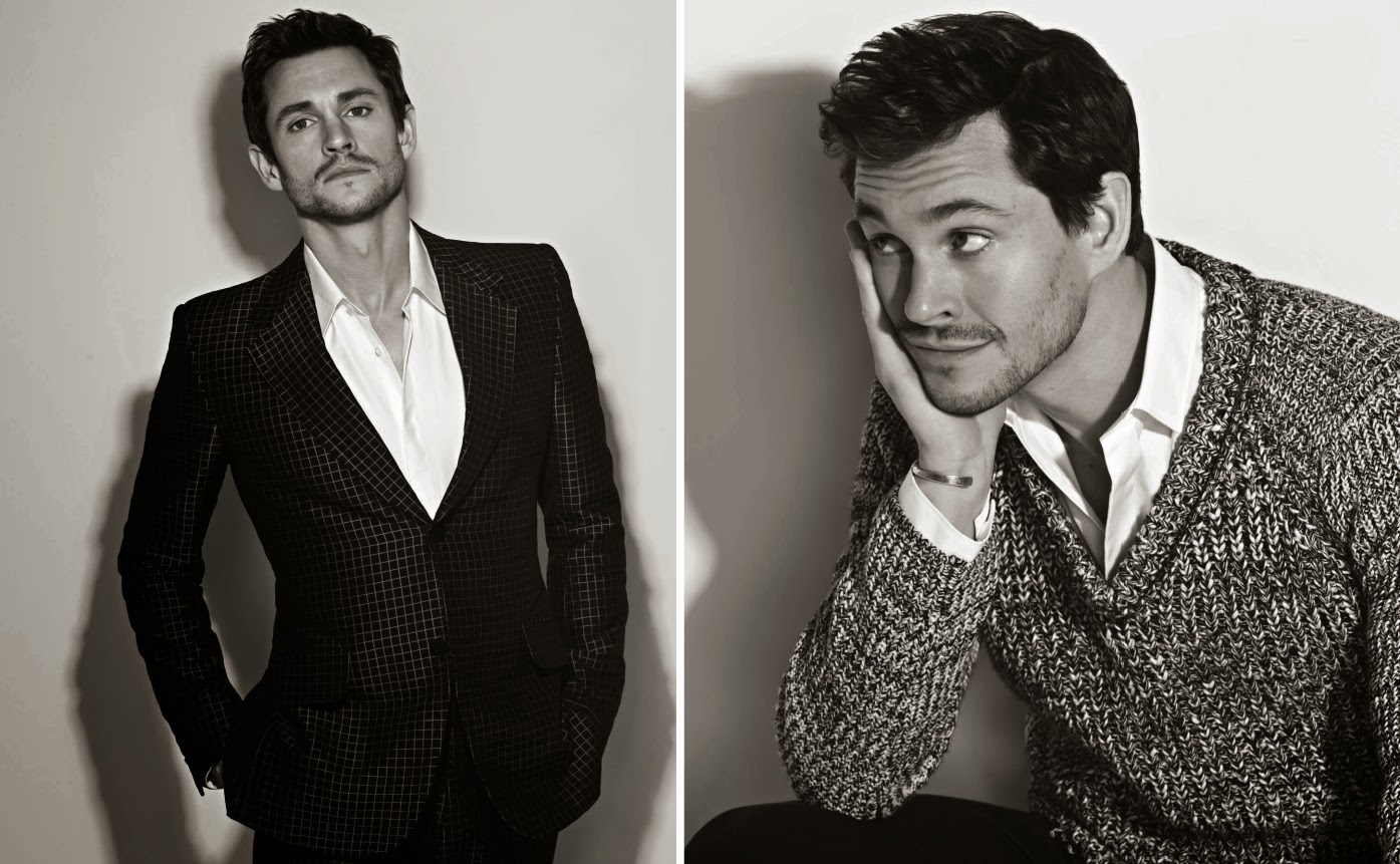 my new plaid pants: Hugh Dancy Three Times