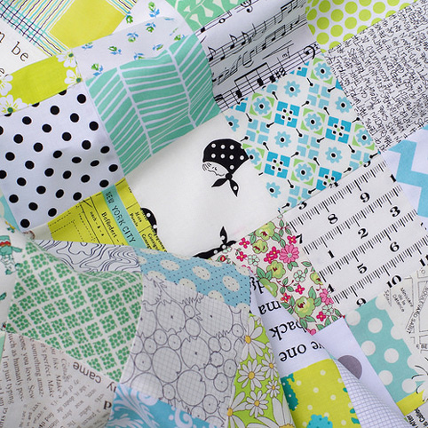 Red Pepper Quilts: A Minty Green Patchwork Quilt [work in progress]