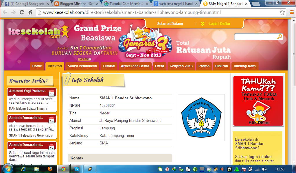 Tutorial Cara Membuat Web Sekolah Dengan CMS Balitbang ~ mhsdcc