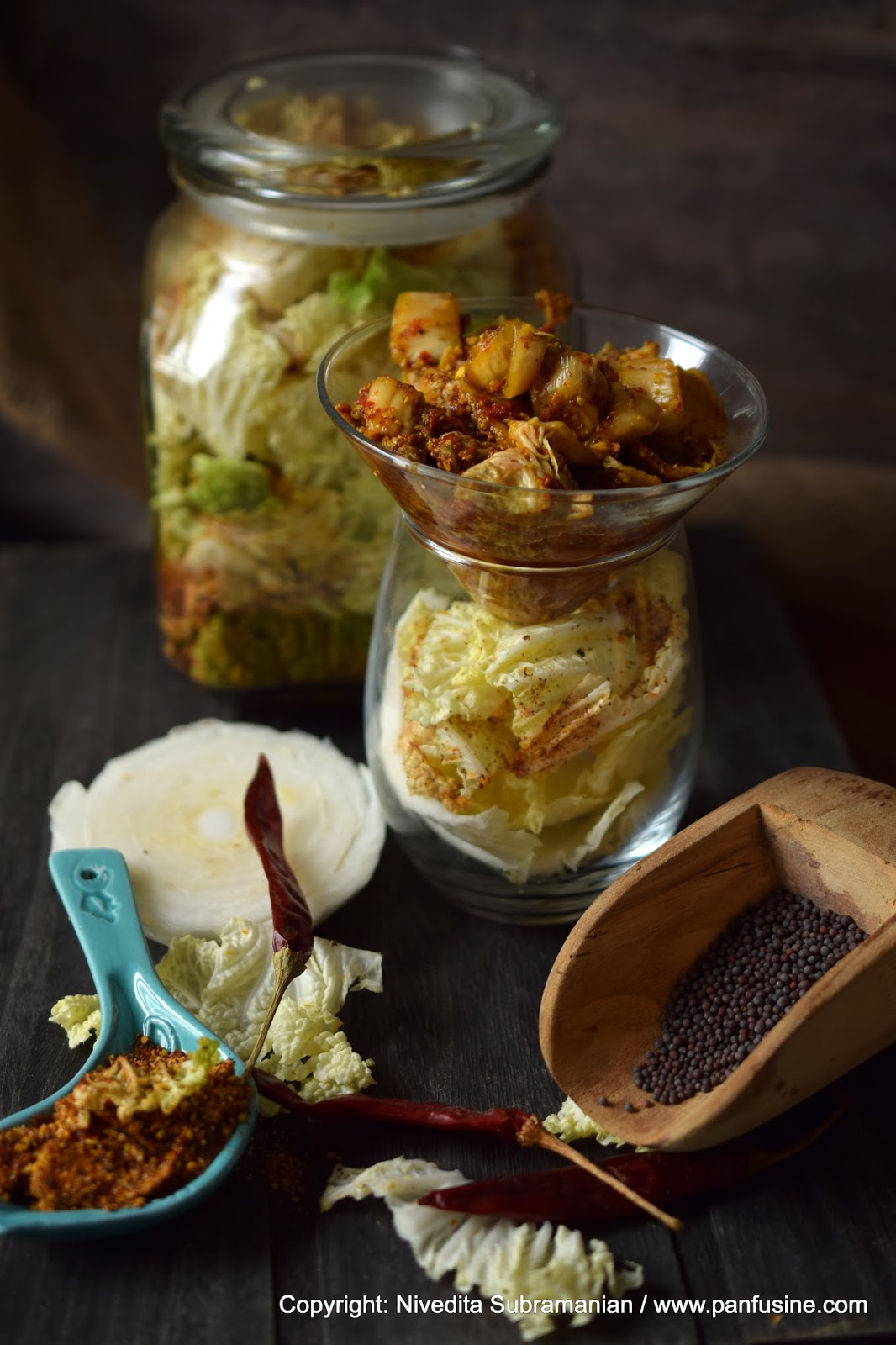 Kerala meets Korea - Mustard & Chile flavored Kimchi