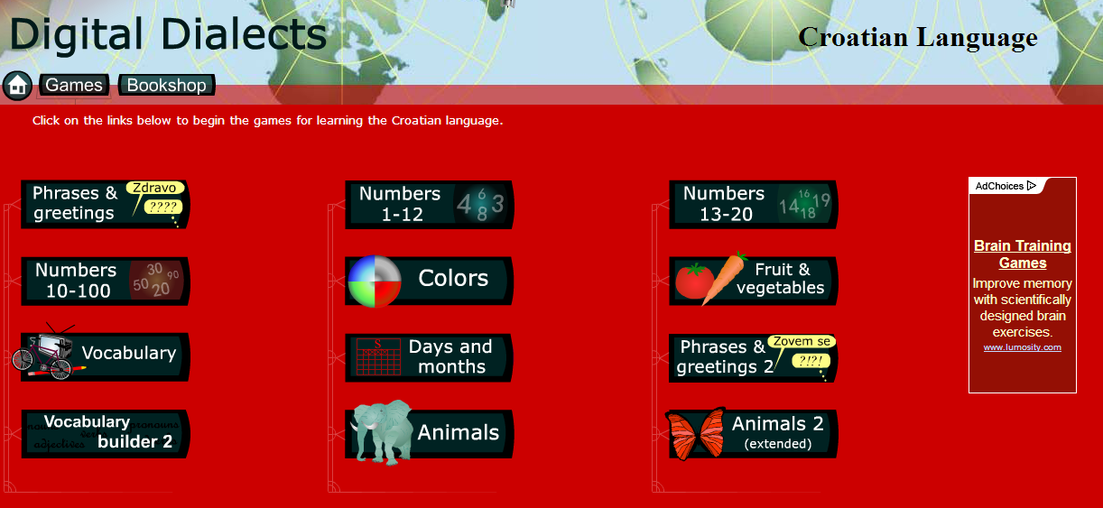 Aprendendo Croata: DIGITAL DIALECTS