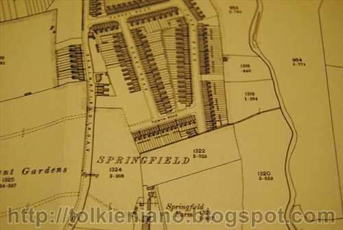 Tolkien collection: Sarehole Mill in una mappa di Green Hall del 1903