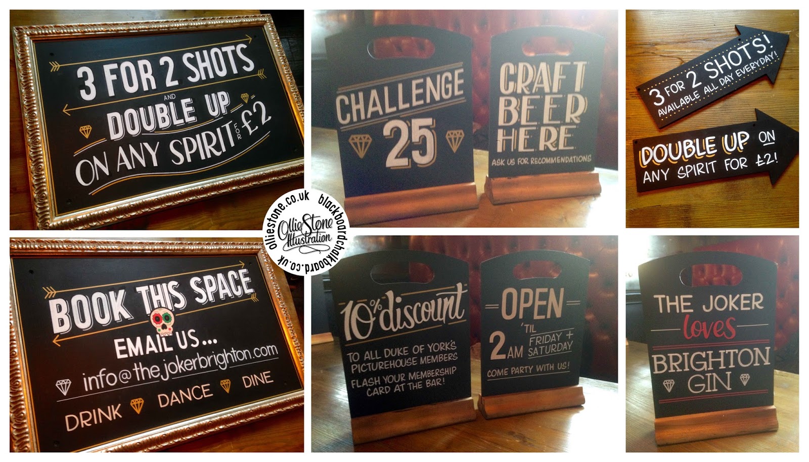 Chalkboard Sign Writer by Ollie Stone: Pub sign writer and blackboard ...