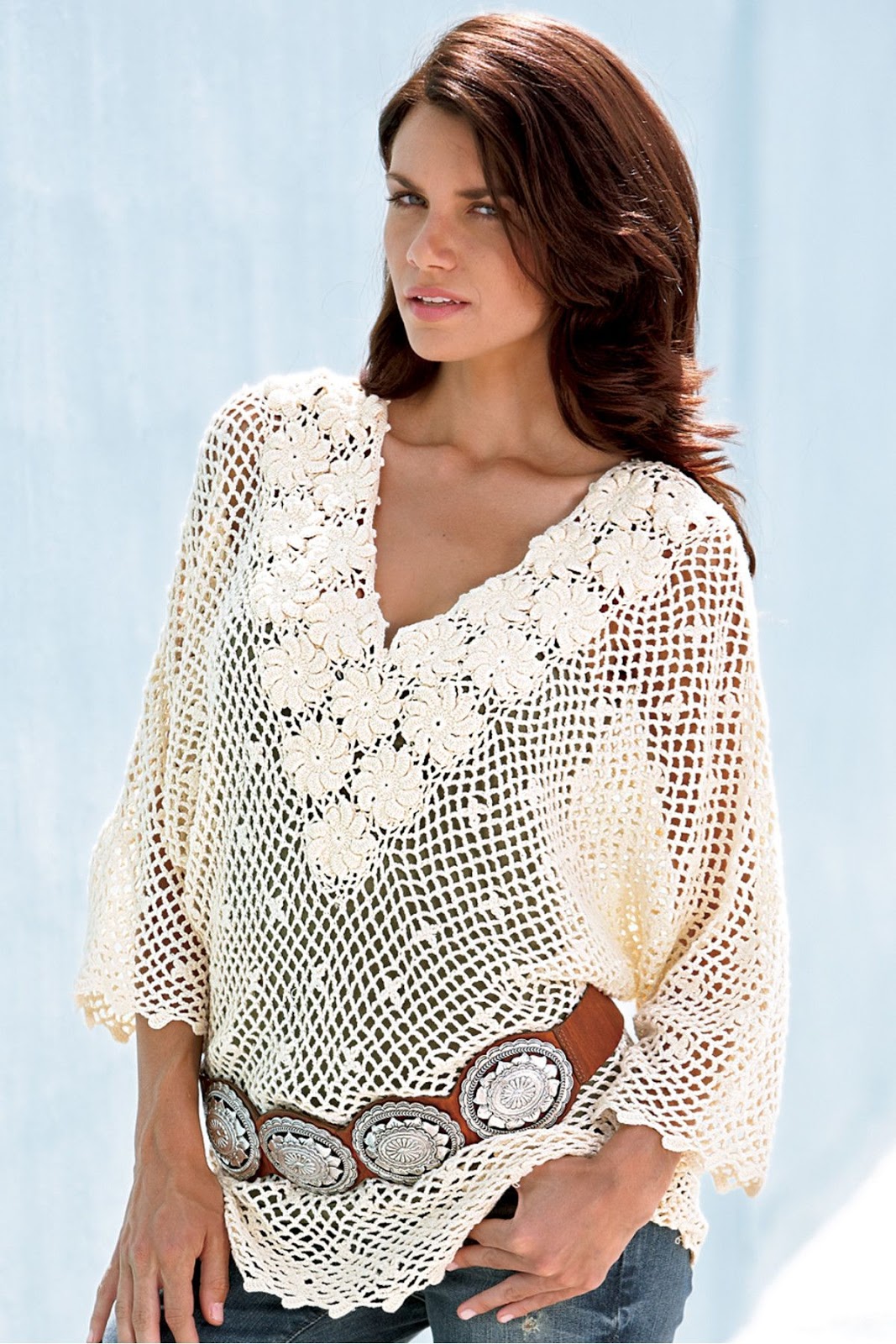 Mimos de Silvinha : +Belas Blusas de Crochê