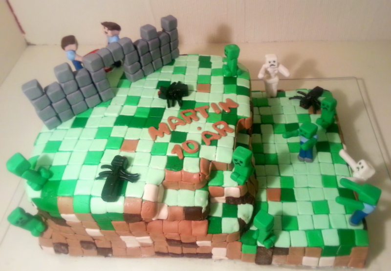Katrine ~ think pink: Minecraft Cake