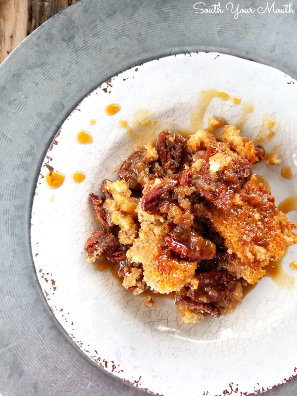 South Your Mouth: Pecan Cornbread Cobbler