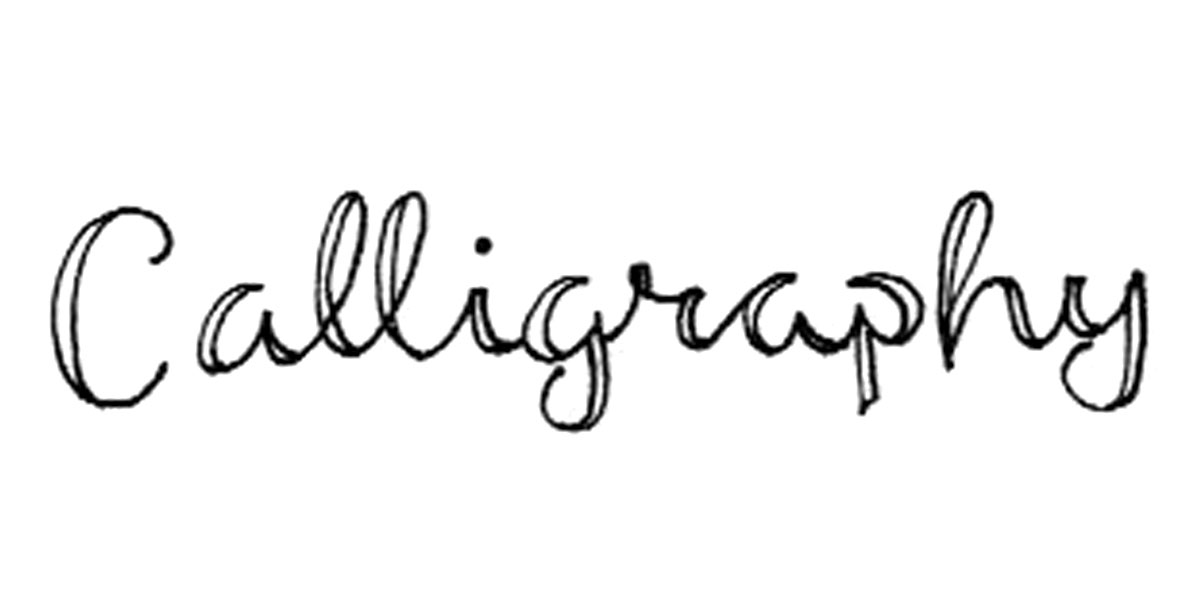Fontaholic: Tuesday Tip: Learn How to Make Calligraphy