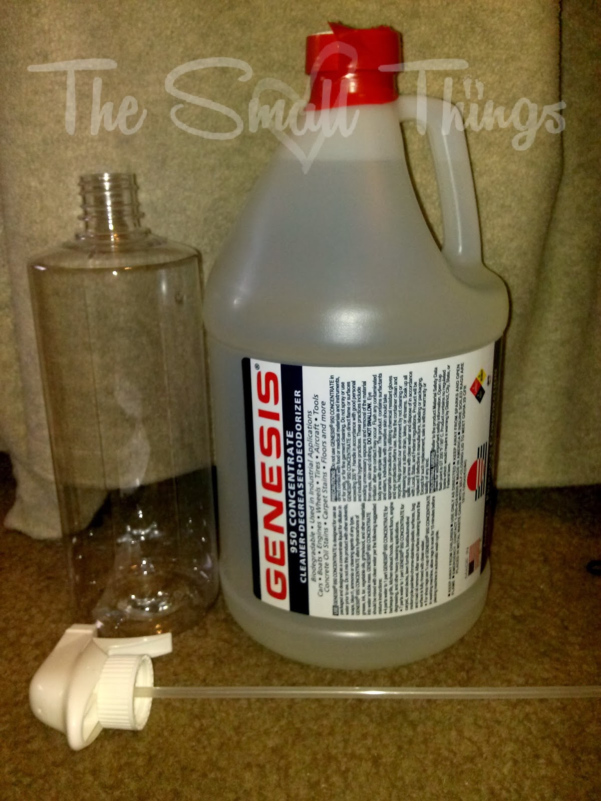 Genesis 950 Concentrate Cleaner Gallon/ Spray Bottle Review & Giveaway