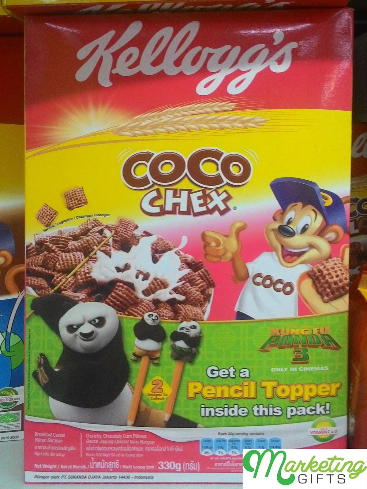 Marketing Gifts: Kung Fu Panda Pencil Topper from Kellogg's