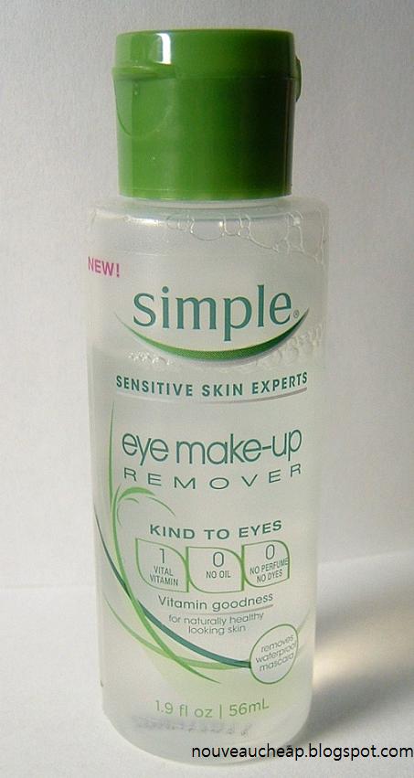 Review: New Simple Eye Make-Up Remover | Nouveau Cheap