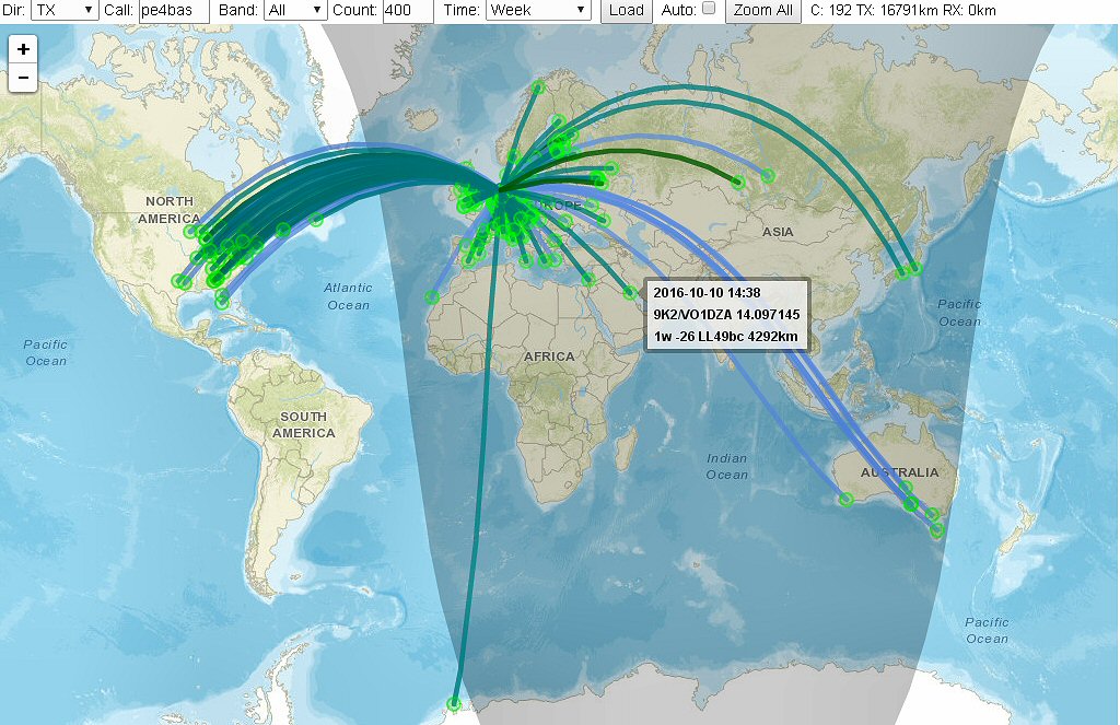 PE4BAS Amateur Radio Weblog: The hunt for new WSPR DXCC