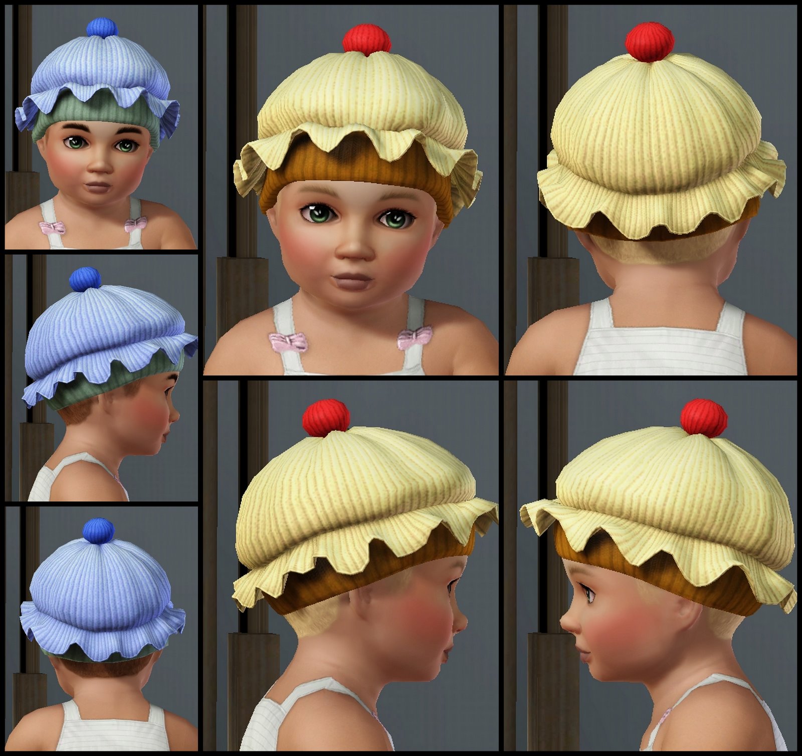 The Sims 3 Store: Hair Showroom: Cupcake Head