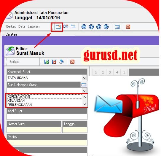 Gratis Aplikasi Surat Masuk Dan Surat Keluar - Unbound