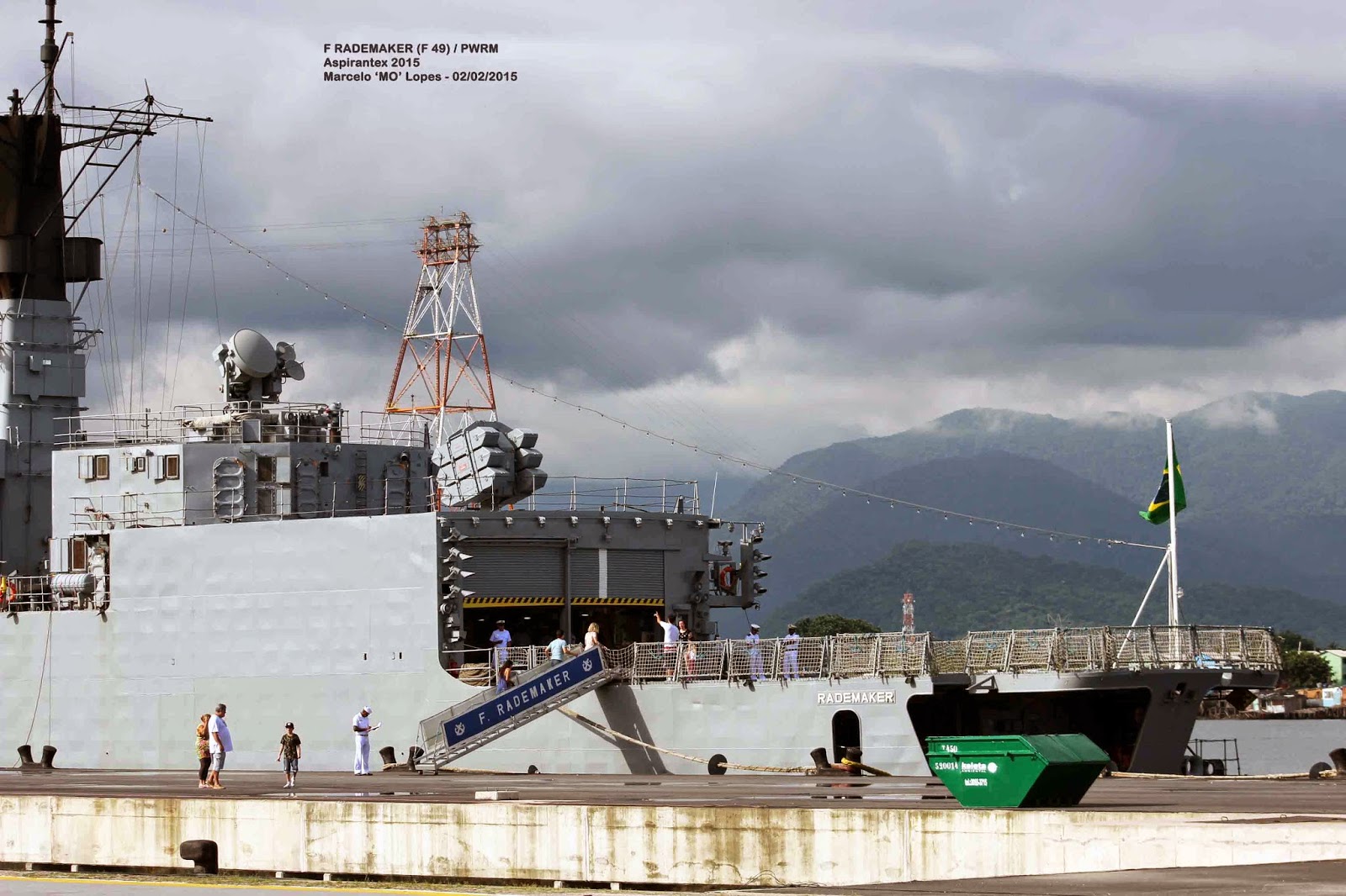 Santos Shiplovers: F. Rademaker (F 49) - Aspirantex 2015, Santos (Imagens)