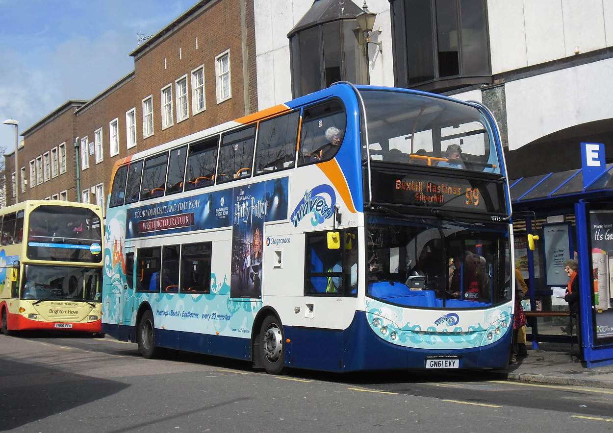 Southern England Bus Scene: Eastbourne in April 2012