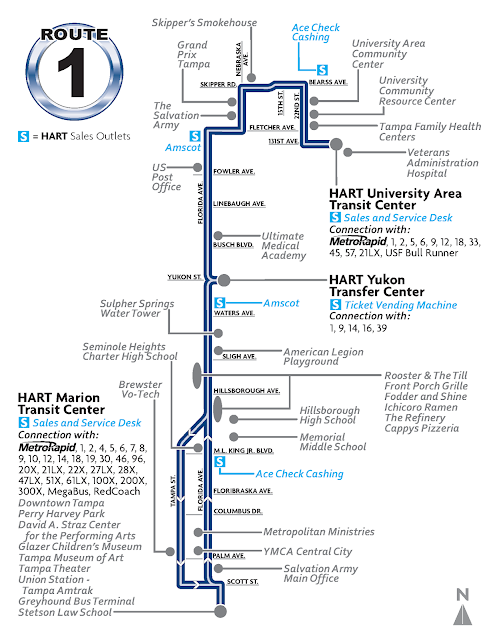 In Transit - The Official HART Transit Blog: Route of the Week: Route 1