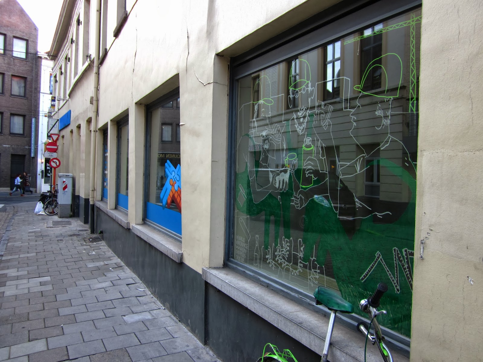 veerle vercruyce: The Big Window Walk: Konvert Interim Gent