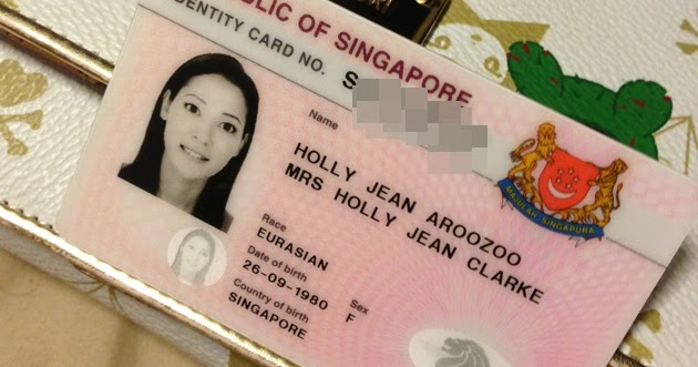 A Thing (or Two) About Holly Jean: My Married Name and New NRIC