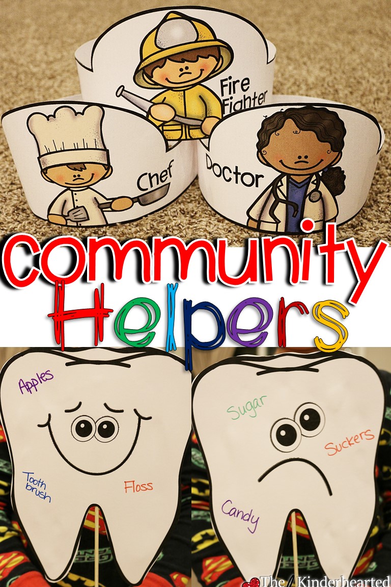 Community Helper Unit for Kindergarten: Math, ELA, & MORE! • The ...