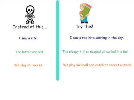 Lovin' Learning: Skeleton Sentences