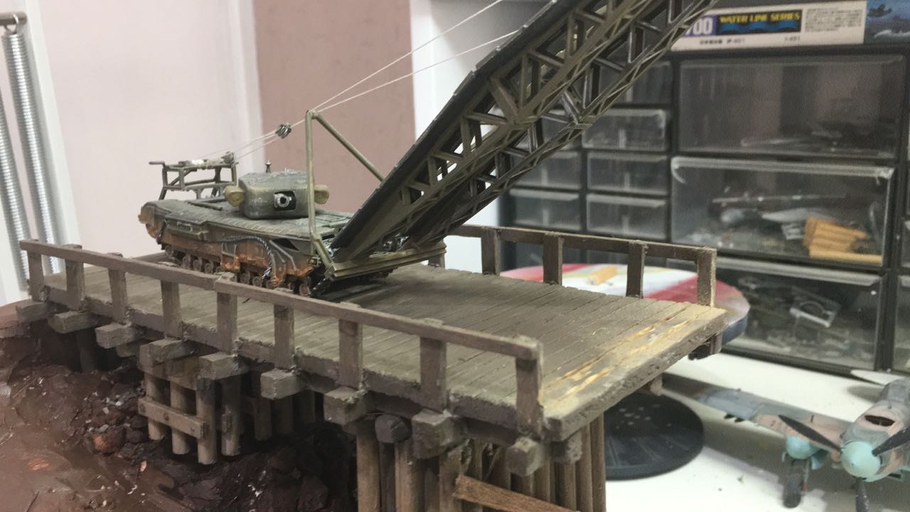 La Fuerza, Modelismo, Trenes y Pasatiempos: Churchill AVRE TANK BRIDGE ...