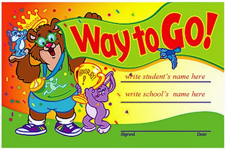 The Pinkest Teacher: Preschool Certificates