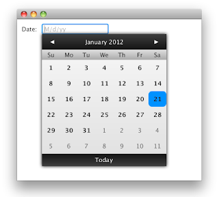My JavaFX: JavaFX Calendar Control
