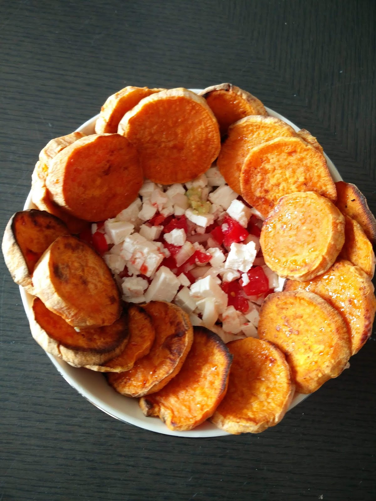 la vie de sofie: Bataat nacho's met guacamole en feta