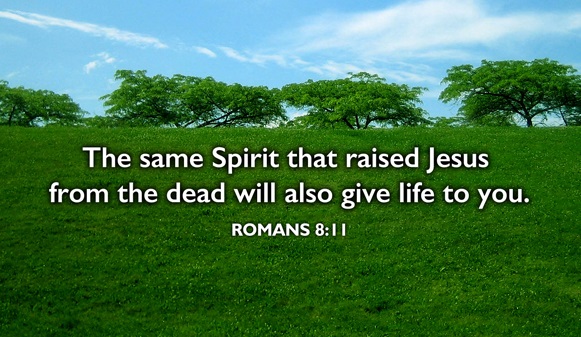 IMMANUEL GOD WITH US: The same Spirit that raised Jesus from the dead ...