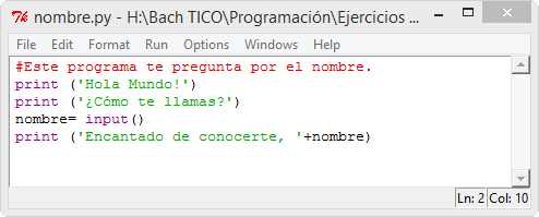 Python 04. Cadenas ~ Tecnología e Informática