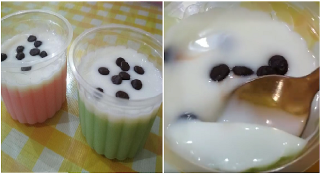 Resep Membuat Puding Sutra Vla Susu, Mantap 1 Saset Agar - agar Bisa ...