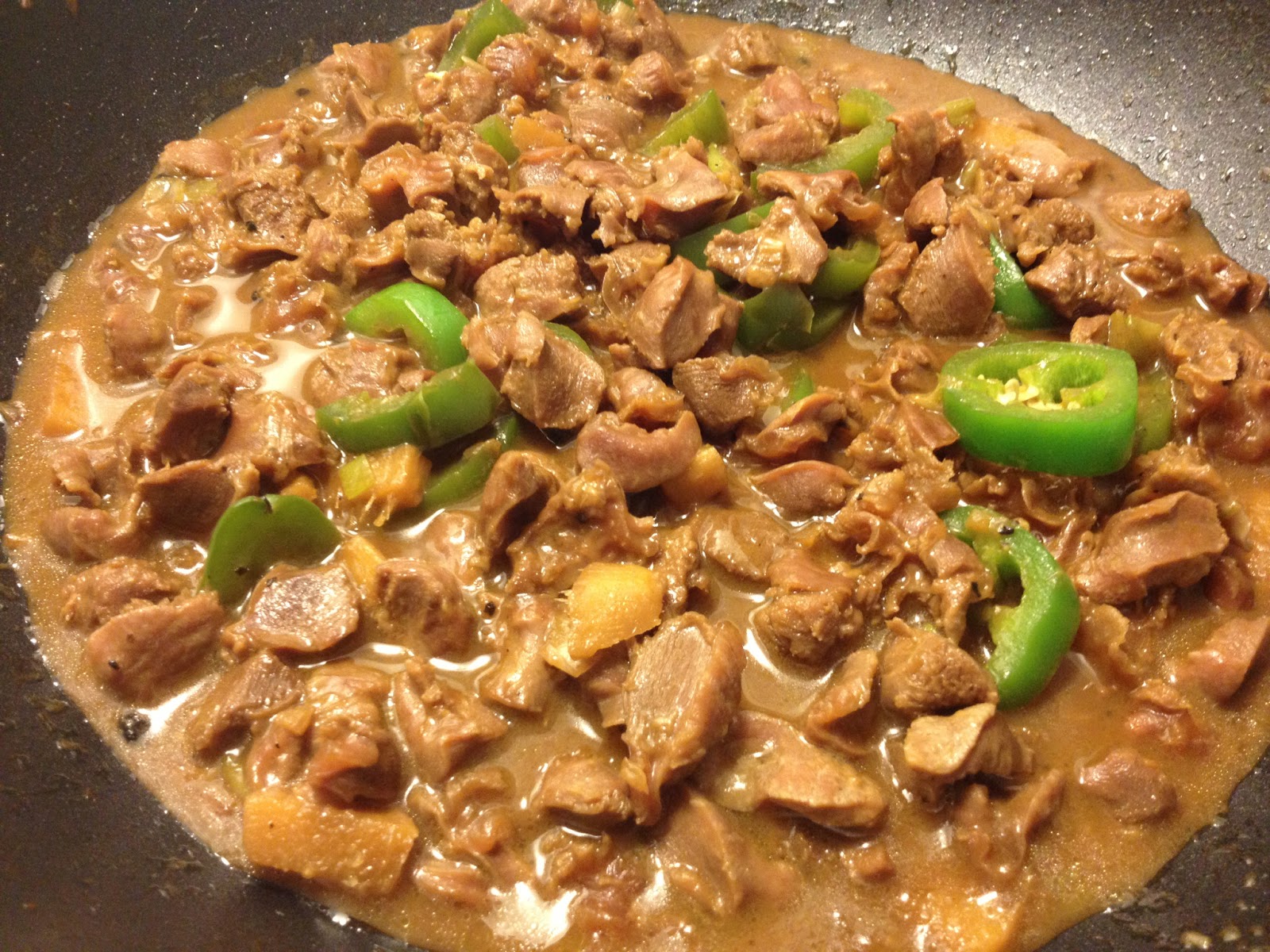 Musings of a Housewife: Baticolon Halang-Halang (Spicy Chicken Gizzard)