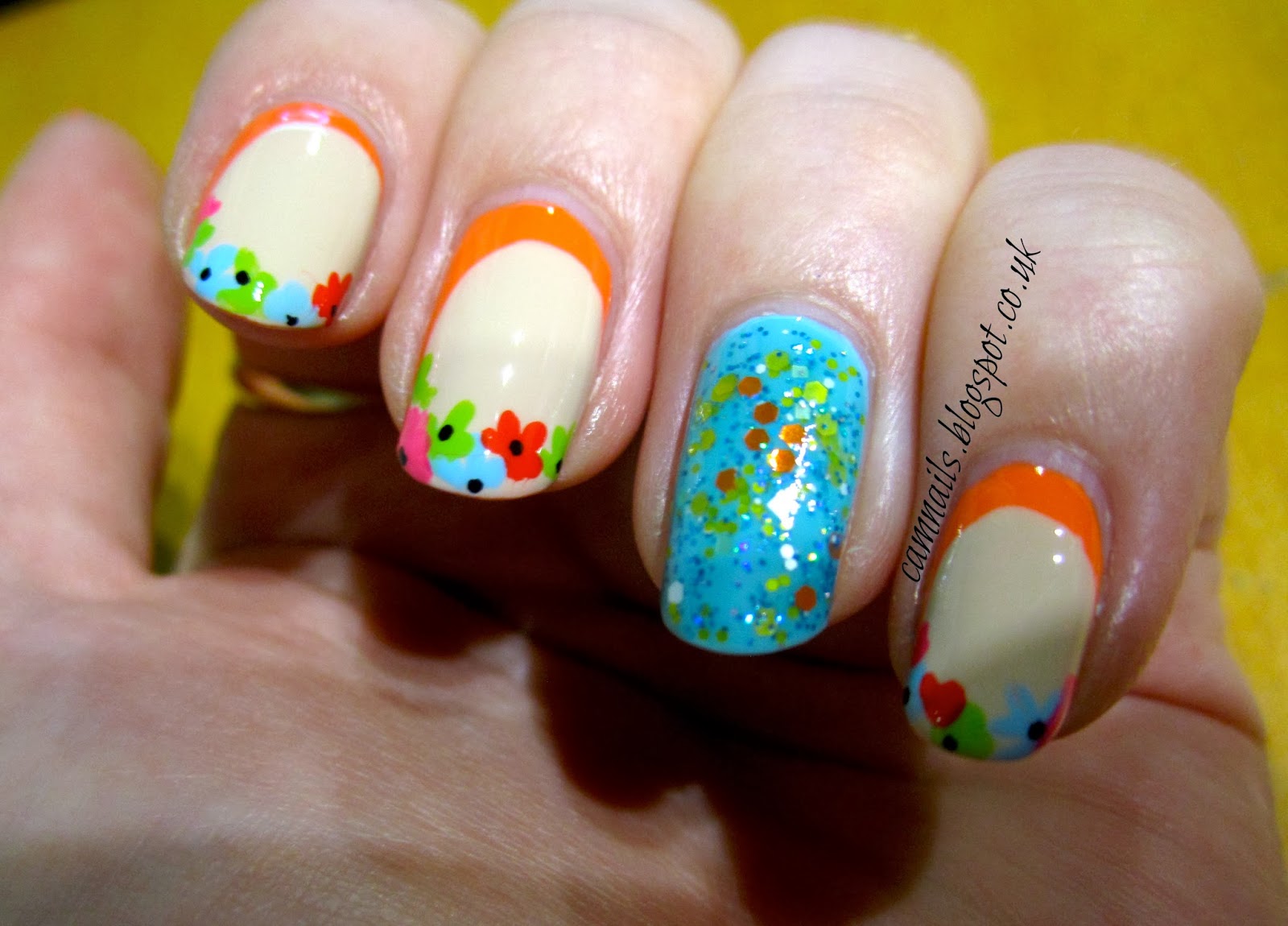 Cambridge Nails: Floral ruffian