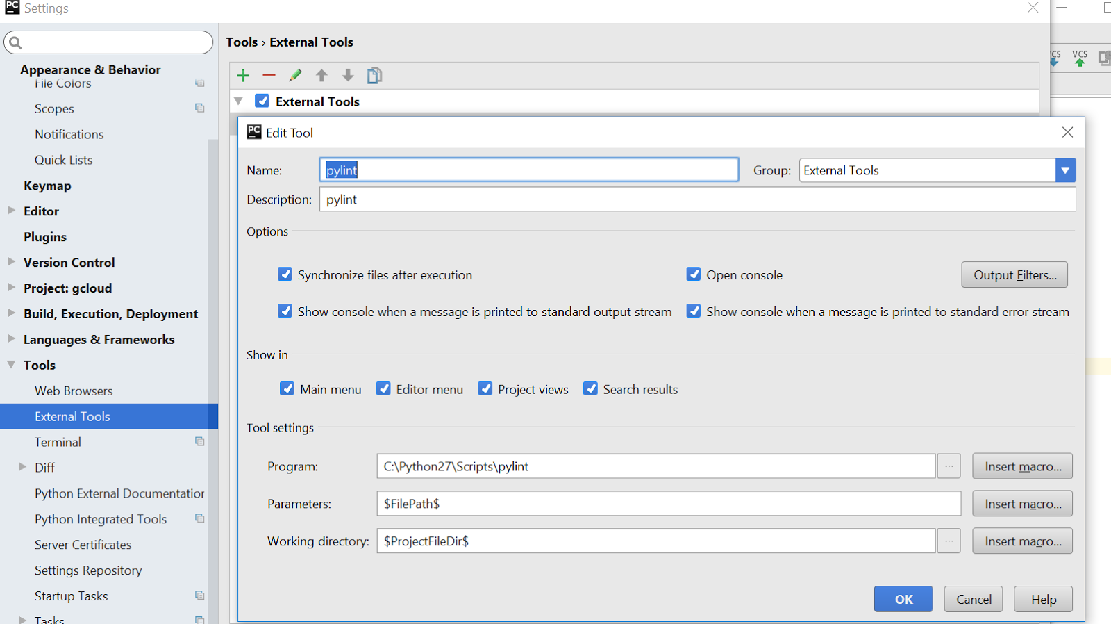 Technical blog: Integrate pylint into git hook and pycharm
