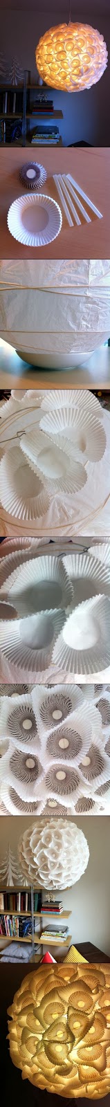 HOME MADE DIY2: DIY PROJECT: SCULPTURAL PAPER ORB LIGHTS