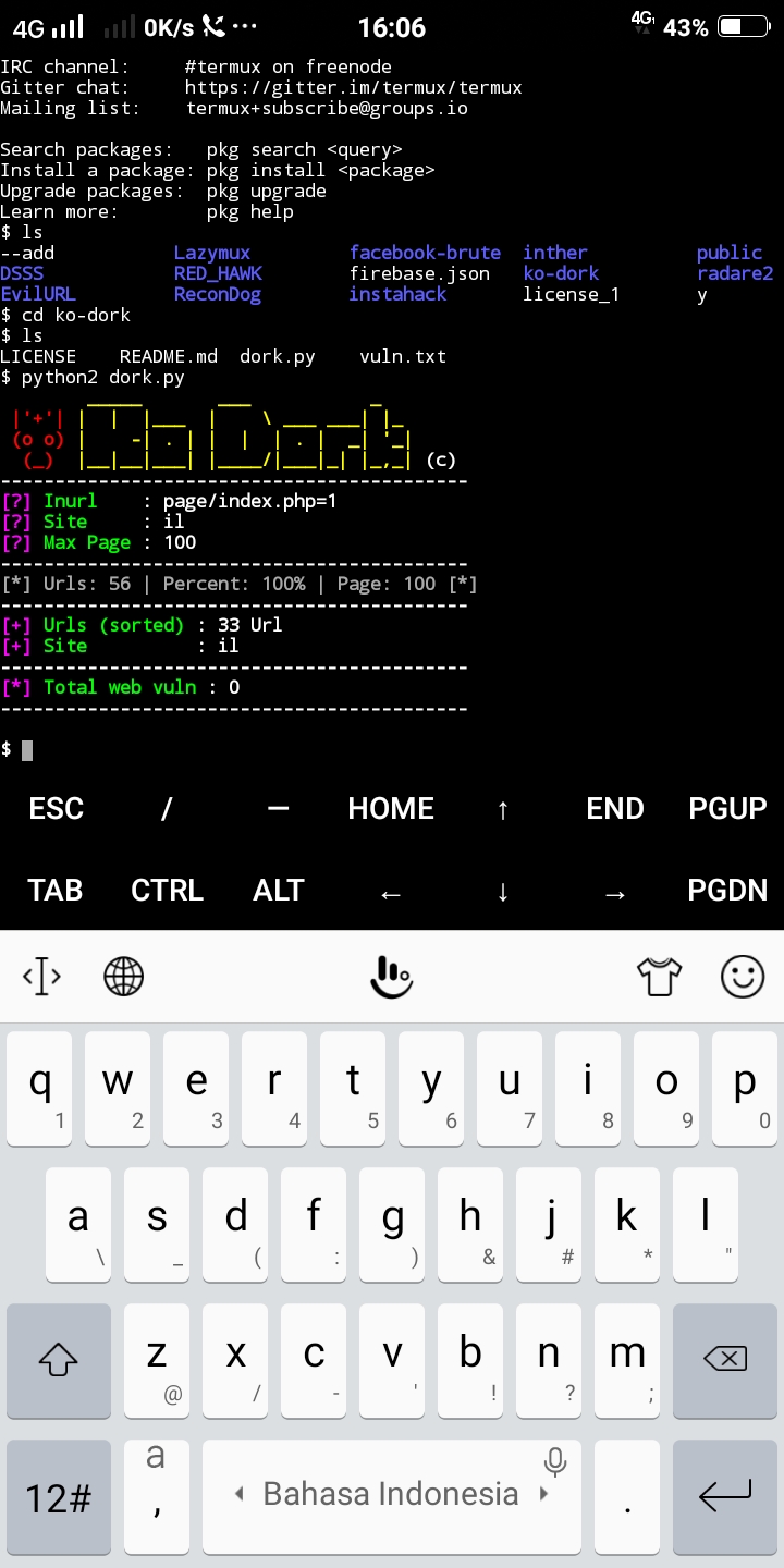 Cara Dorking Web Vuln Sql Dengan Ko Dork Attack Of Cyber