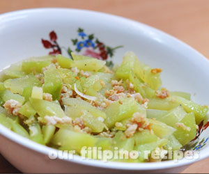 Ginisang Sayote (Chayote Saute) ~ Our Filipino Recipes