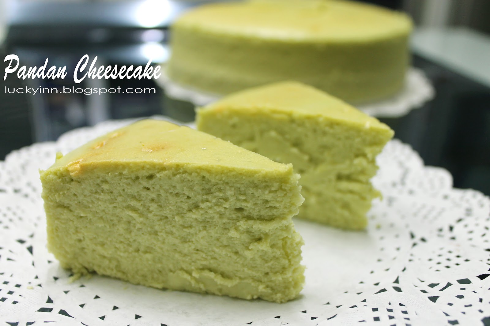 Lucky Inn: Pandan Cheesecake 班兰芝士蛋糕