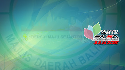 EKOSISTEM KONDUSIF SEKTOR AWAM-MAJLIS DAERAH BALING : Penyeragaman Desktop Wallpaper EKSA