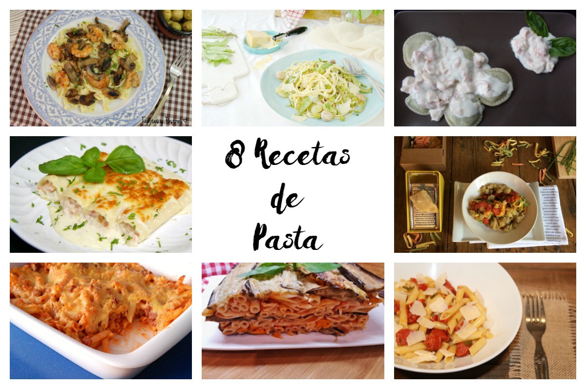 8 Recetas de Pasta | La Taza de Loza