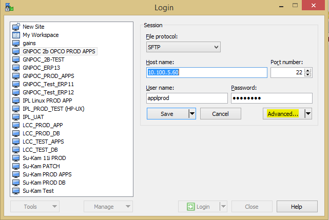 Davis Apps DBA: Optimize connection buffer size issue in Winscp