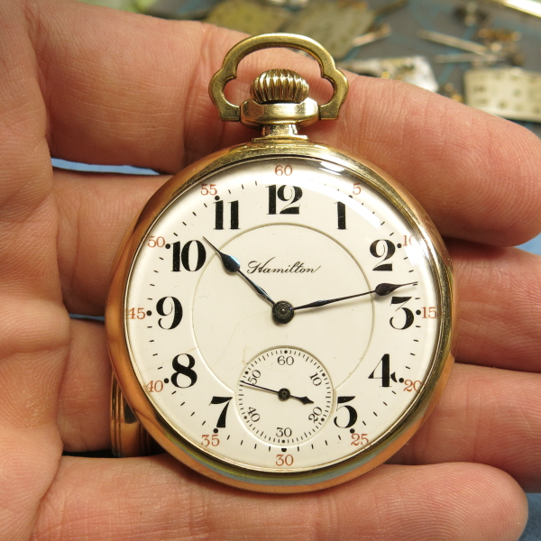 Vintage Hamilton Watch Restoration: 1913 Hamilton 972 Pocket Watch for ...